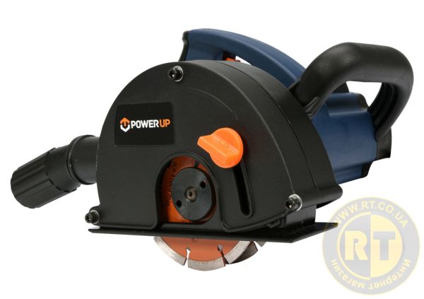 ᐉ Штроборез 220 В POWER UP 1700 Вт,с дисками Ø=125 мм,глубина реза 0 ...