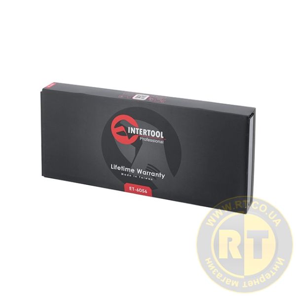 ᐉ Профессиональный набор инструмента 1/2" & 1/4", 56 ед. (гол. 4-32 мм, биты 18 ед.) INTERTOOL ...