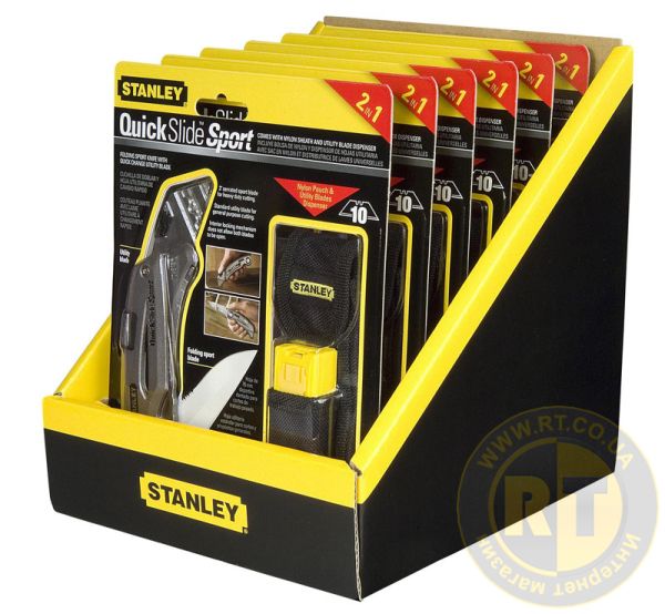 ᐉ Нож с 2-мя лезвиями 120 мм "QuickSlide Sport Utility Knife" STANLEY 9 ...