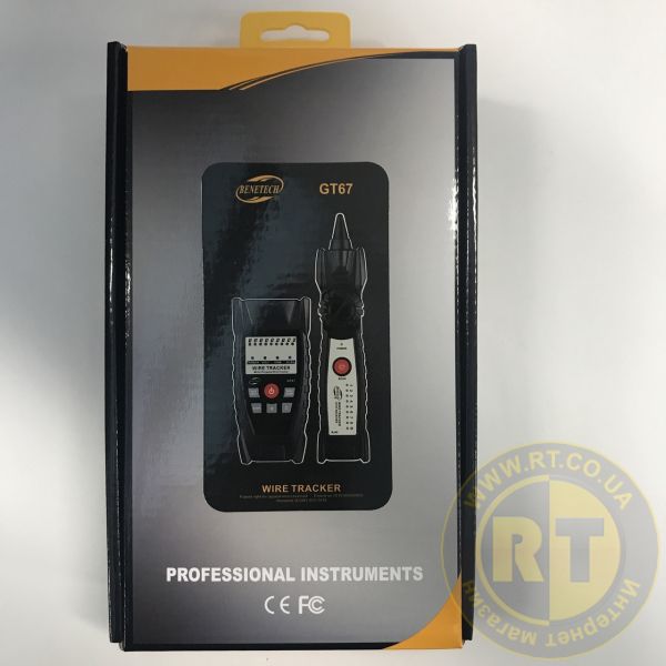 ᐉ Кабельный тестер (помехоустойчивый) BENETECH GT67 - rt.co.ua