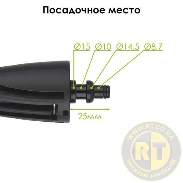 ᐉ Насадка-щетка к мойкам высокого давления DT-1505/DT-1507 INTERTOOL DT-1577 - rt.co.ua
