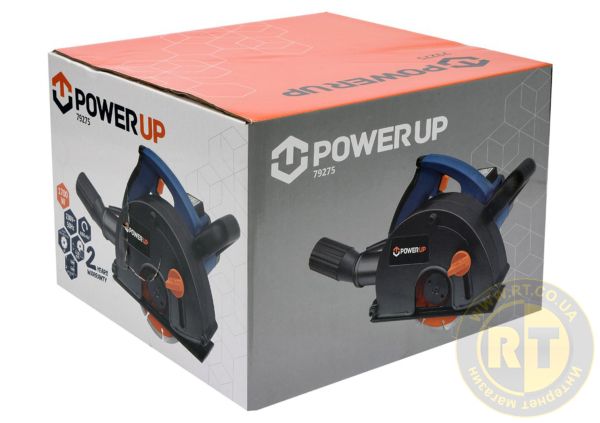 ᐉ Штроборез 220 В POWER UP 1700 Вт,с дисками Ø=125 мм,глубина реза 0 ...